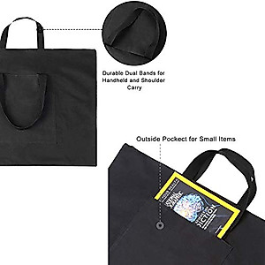 Canvas Art Portfolio Carry Bag Large Size A2 Artist Portfolio Case Drawing Board Bag Lightweight Poster Board Storage Bag Artwork Drawing Painting Photography SketchingArt Supplies Organizer (68x53CM)