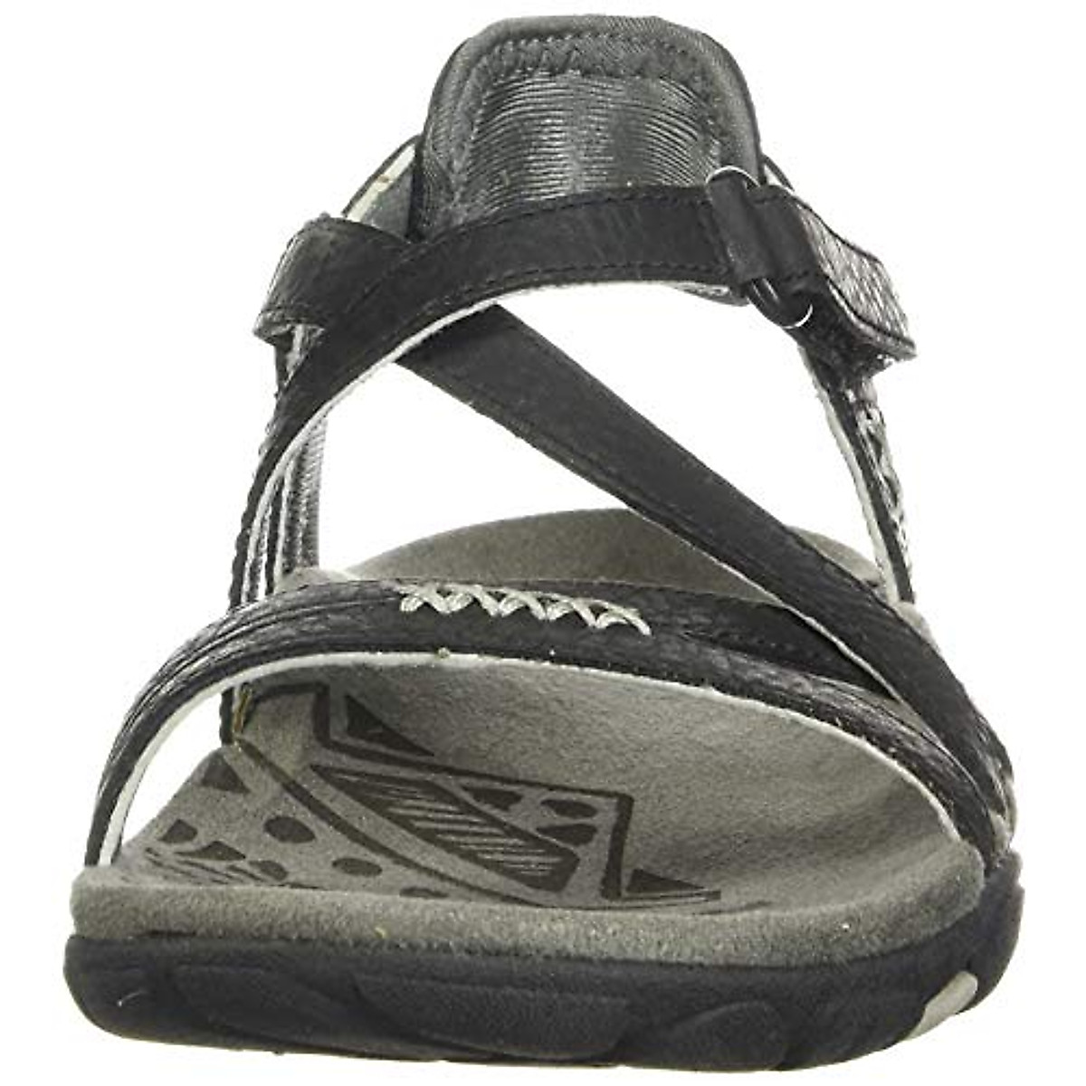 Merrell Women's Sandspur Rose LTR Sandal, Black/Paloma, 8
