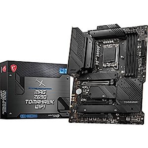 MSI MAG Z690 Tomahawk WiFi Gaming Motherboard (ATX, 12th Gen Intel Core, LGA 1700 Socket, DDR5, PCIe 5, 2.5G LAN, M.2 Slots, Wi-Fi 6E)