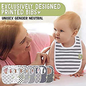 KeaBabies Toddler Pillow with Pillowcase and Organic Baby Bibs Bundle - Jumbo 14X20 Pillows for Sleeping - Machine Washable Teething Bib - Unique Baby Gift for Boys and Girls