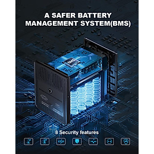 VDL Portable Power Station 1200W/960Wh Solar Generator, HS1200 LiFePO4 Battery Generator 3500 Cycles Fully Charged 1.5 Hours, 4x110V Pure Sine Wave AC Outlet for UPS, Outdoor, Camping, RV, Emergency