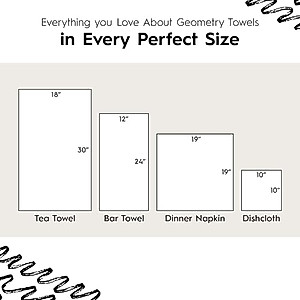 GEOMETRY Christmas Kitchen Towels - Quick Dry Microfiber Cloth Dish Towels for Kitchen Drying - Premium Quick Dry Towel (Classy Christmas, 1 Pack)