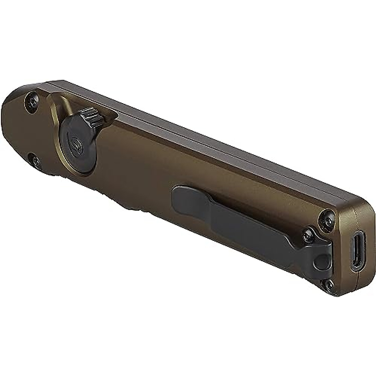 Streamlight 88811 Wedge 300-Lumen Slim Everyday Carry Flashlight, Includes USB-C Cord, Lanyard, Coyote