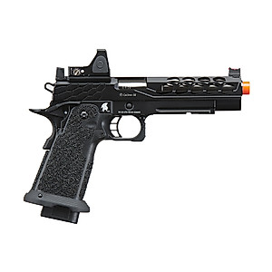 Lancer Tactical STRYK Hi-Capa 5.1 Gas Blowback Airsoft Pistol with Red Dot Reflex Sight