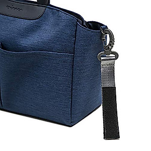 Baby Diaper Caddy Bag - Diaper Caddy Tote Baby Stroller Bag Nursery Storage Bin for Diapers, Wipes & Toys Mini Diaper Bag With Stroller Hooks (Beige)