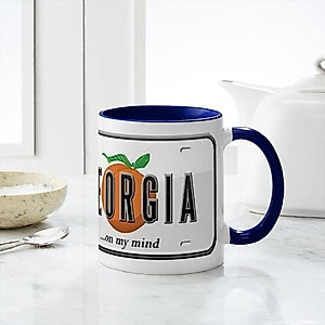 CafePress Georgia Plate Mug Ceramic Coffee Mug, Tea Cup 11 oz