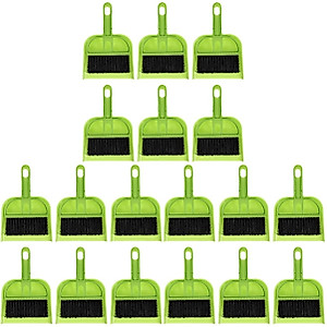 Healifty 18 Sets Dustpan Hand Broom and Shovel Small Broom Dustpan Set and Broom Dustpan Set and Brush Set