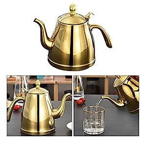 Luxshiny stainless steel teapot stove tea kettle tea kettle for stove cooking oil keeper whistling water kettle induction kettle Teakettle for Induction Cooker make tea olive oil Hourglass