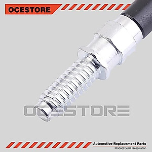 OCESTORE Track Racing Style Tow Hook Towing Eye CNC Aluminum Screw On Front Rear Bumper Replacement for 3 Series E36 E46 E90 E91 E92 E93 318 320 323 325 328 330 335 M3 1992 to 2012 (Blue)