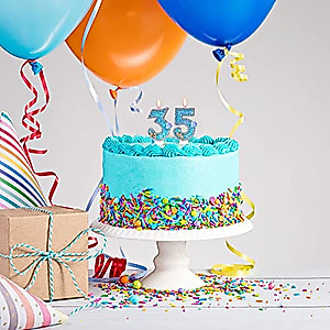 NKADKNS Birthday Candles, Number Candles (0-9) That Can Be Used in Combination. with Decorations Like Sea Shells, Conch, Pearls and More, Supplies for Anniversaries and Other Celebrations (5)