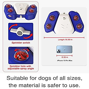 Chew it Dog Sprinkler Toy Paw Activated Puppy Water Fountain Dogs Drinking Step on Pet Watering Dispenser for Medium/Large Dogs Toys Outdoor Yard Birthday Gift G