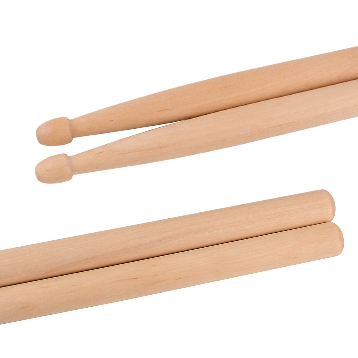 7a Drum sticks Wood Tip 7a drumsticks Maple drum sticks for kids youth (2 Pair Maple 7A Drumstick)