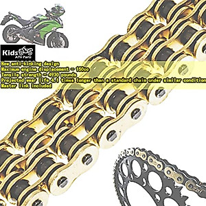 #420 Chain for 50cc 70cc 90cc 110cc 125cc Motorcycle Dirt Pit Bike ATV Quad Go Kart 4 wheeler Honda XR50 CRF50 Yamaha Kawasaki Suzuki