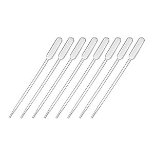 uxcell 30 Pcs Plastic Disposable Pipettes 0.5ml, Clear Transfer Pipettes, 112mm Length, Liquid Dropper for Lab