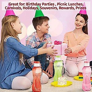 MILTON 32 oz. Large Water Bottle 4 Set Sports Water Bottles for Kids Adults Reusable Water Bottle Plastic Wide-Mouth BPA Free Leak-Free Lightweight Drink Bottle with Carry Strap Hiking Gym Bike Travel