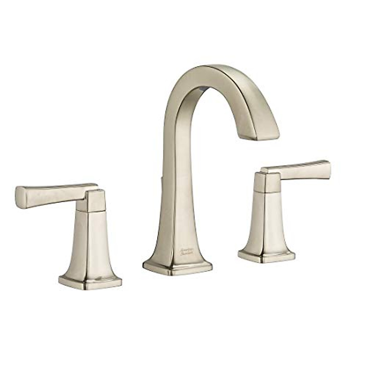 American Standard 7353801.295 Townsend 8-Inch Widespread High-Arc Bathroom Faucet with Two Handles, Brass, Brushed Nickel
