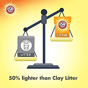 Arm & Hammer Naturals Clumping Litter, Double Duty Litter w/ Corn Fibers, 9lb