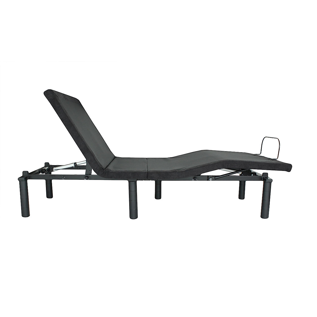 Electric Adjustable Bed Frame with Head & Foot Incline, Twin XL Adjustable Bed Base with 2 USB Ports & Adjustable Legs, Bed Frame Folding Design with Remote Control and Quiet Motor, Easy Assembly