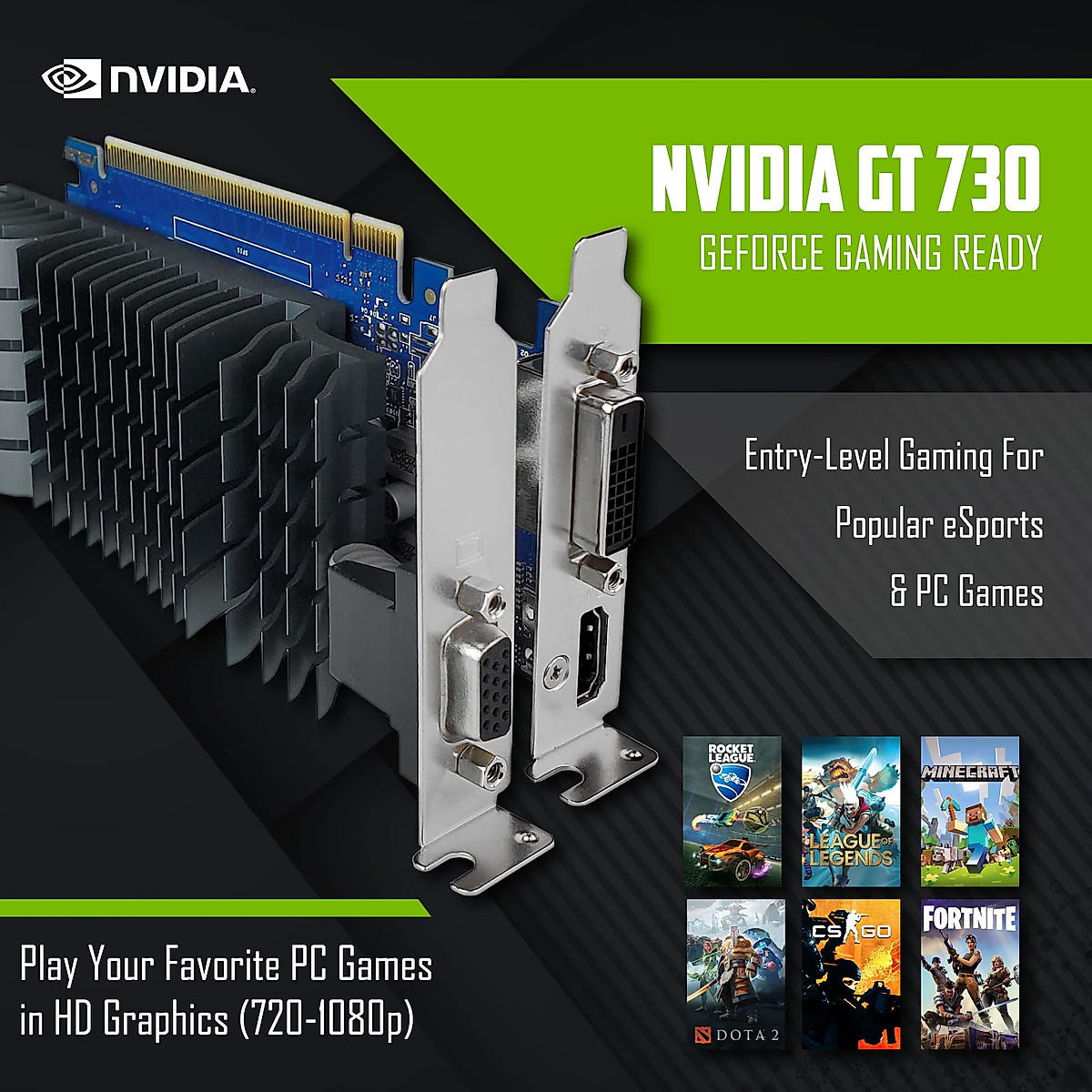 Periphio Iris Gaming PC Desktop Computer w/RGB Lighting | Intel Core i5-4690 3.9Ghz Turbo | GT 730 (2GB) | 8GB RAM | 500GB SSD | WiFi + Bluetooth | Windows 10 (Renewed)