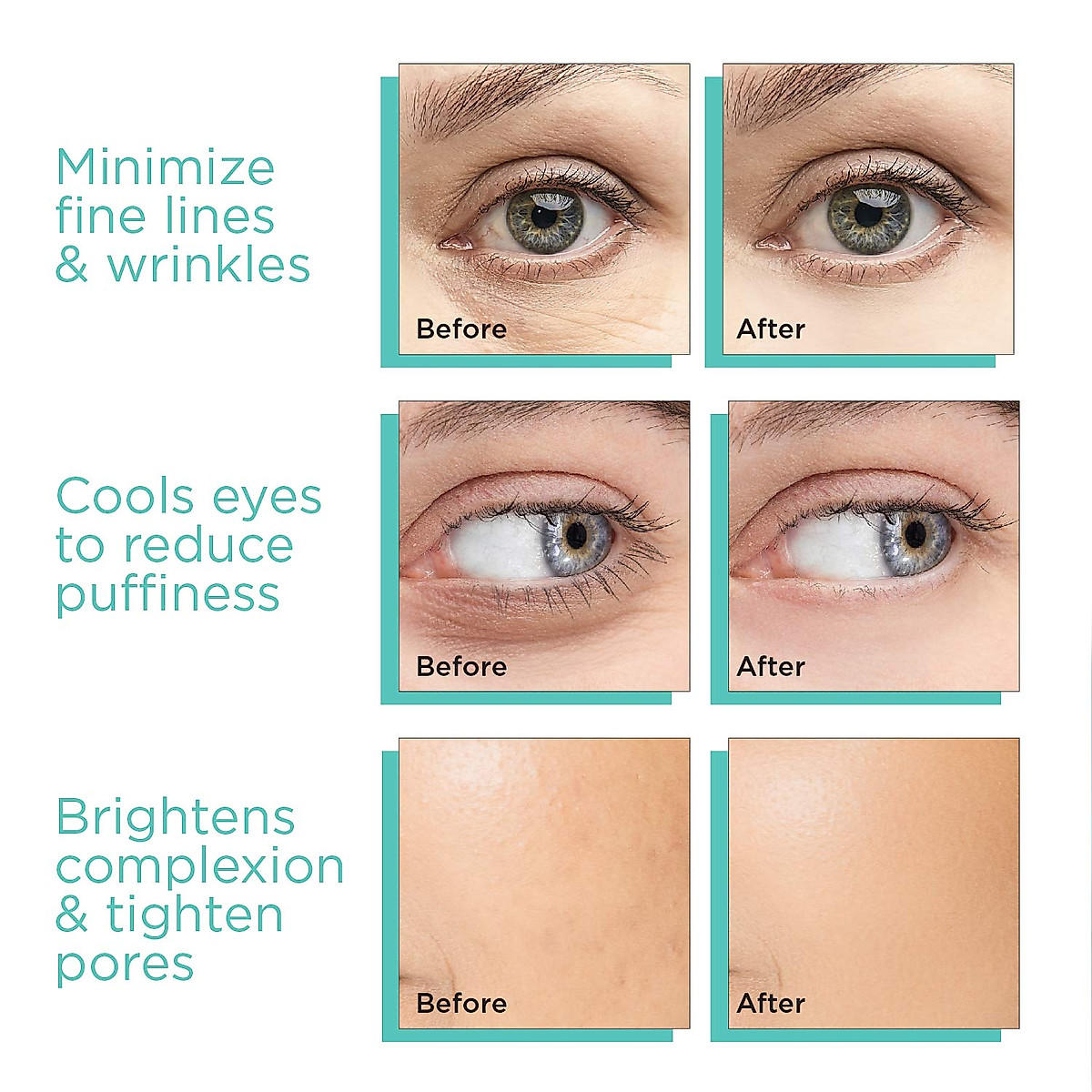 MonétBeauty Ice Globes for Face, Freezer Safe and Highly Effective Facial Globes for Daily Beauty Routines, Face Roller to Tighten Skin, Reduce Puffiness, Enhance Circulation and Complexion (Blue)