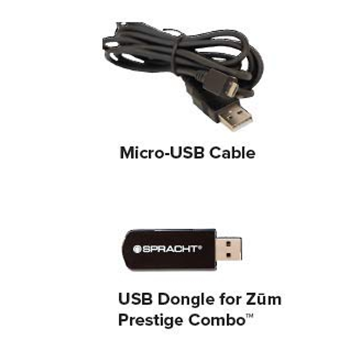 Spracht ZUMBTP-410 Zum BT Prestige Combo USB Wireless Bluetooth Headset