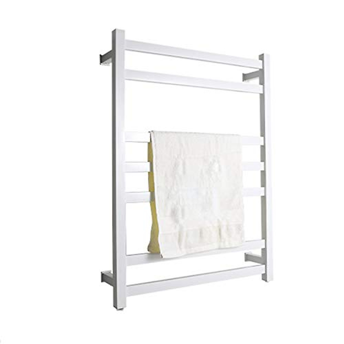 Bathroom Towel Warmer Electric Heated Towel Rack, Electric Heated Towel Rack, Wall-Mounted Towel Warmer with 15 Heated Bars, 304 Stainless Steel Heated Towel Rail Radiator, Bathroom Drying Rack, 1200X