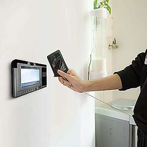 2 Pack Badge Holders, Vertical PU Leather ID Badge Card Holder with 1 Clear ID Window, with Detachable Neck Lanyard Strap and Retractable Badge Reel ID Card Holders Set