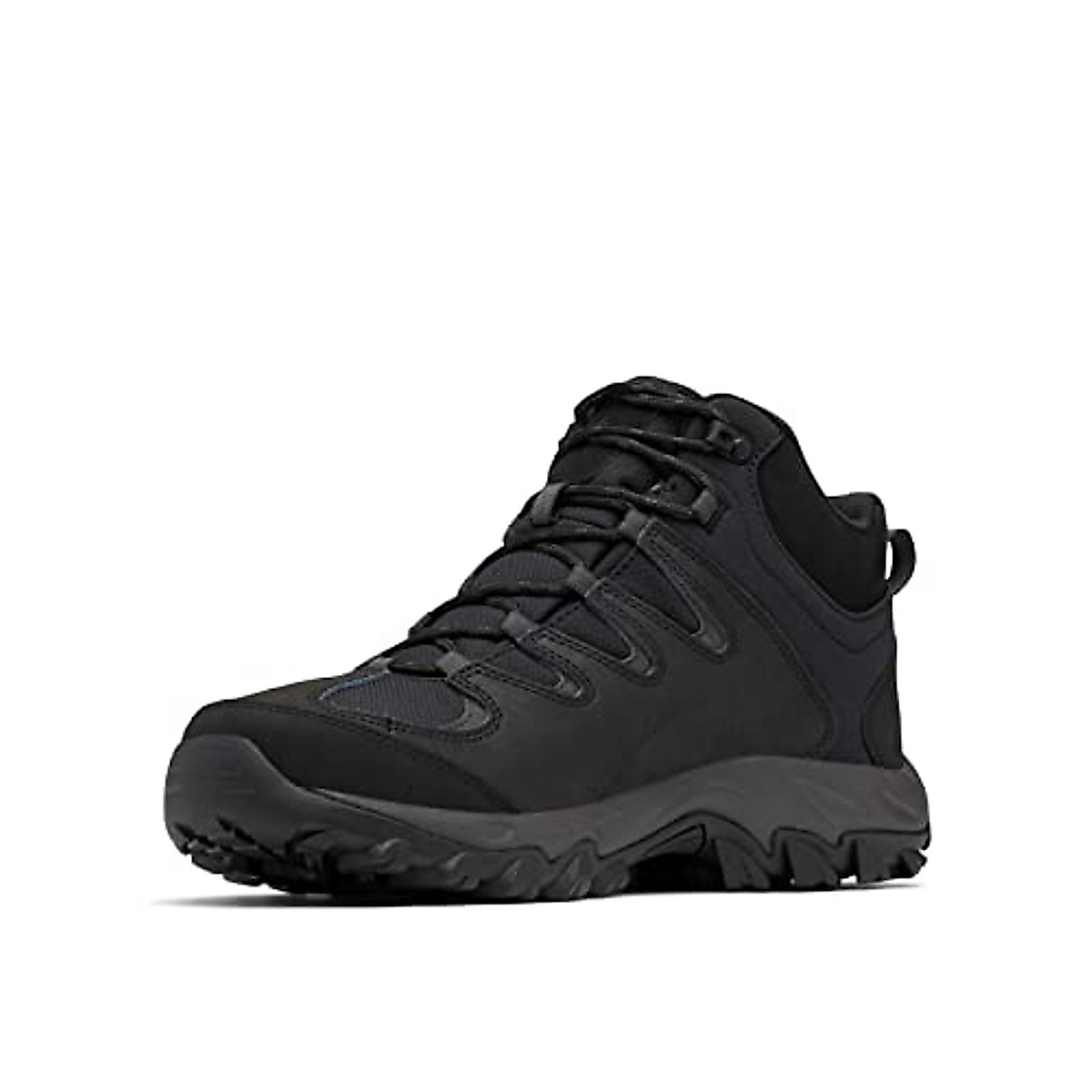 Columbia Men's Buxton Peak Mid II Hiking Shoe, Black/Shark, 10