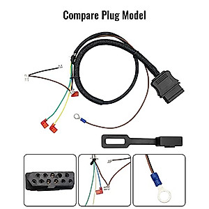 NTSUMI 3 Pin Snow Plow Side Control Wire Harness Replace 26359 Fit for Western Fisher Snow Plow