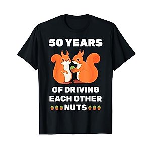 50th 50-Year Wedding Anniversary Funny Couple For Him Her T-Shirt