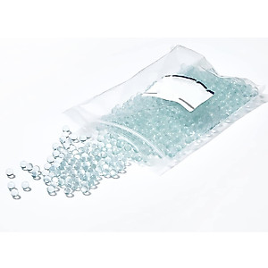 1000 Beads Lab Boiling Stones Glass Boiling Beads Glass Paint Mixing Balls 6mm Dia (Glass：6mm)