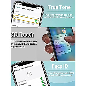 Ayake for iPhone Xs MAX Screen Replacement, Full HD Retina LCD Touch Display Digitizer with Repair Tools for A1921, A2101, A2102, A2103, A2104(Black)