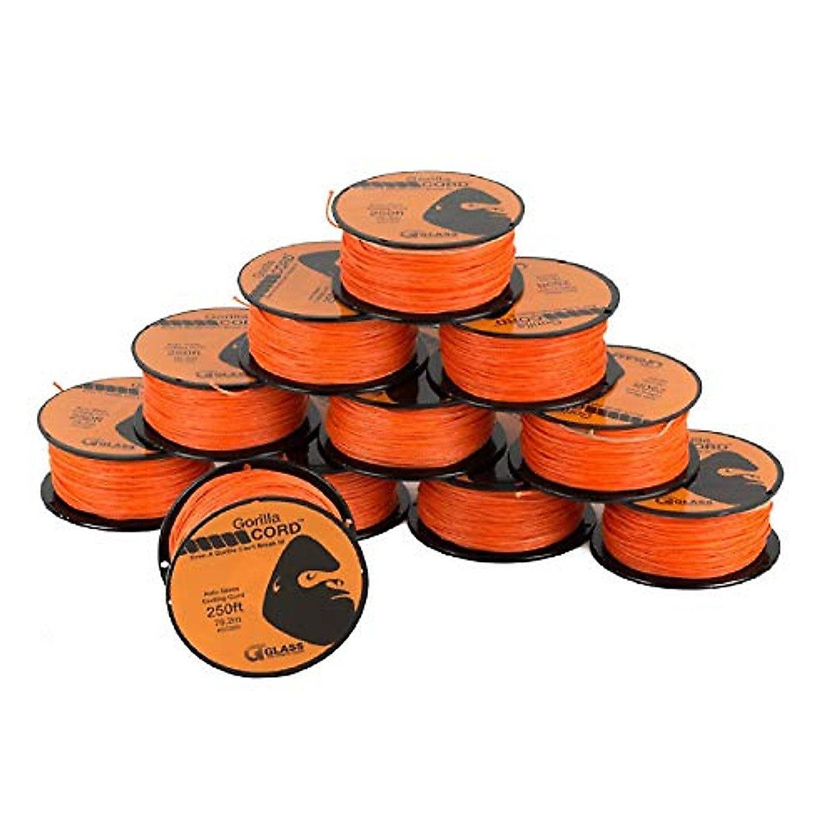 GT Tools Glass Technology - Gorilla Cord Auto Glass Cutting Line - 250 ft | Premium Quality Cutting Line for Precision Windshield Removal | Strong and Reliable Tool for Professionals