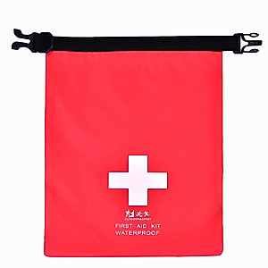 First Aid Kit Dry Bag, Travel Empty First Aid Kit Pouch Storage Bag for Emergency, Portable Waterproof First Aid Kit Dry Pack Pouch for Outdoor Camping Drifting Hiking