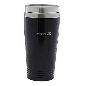 Au-Tomotive Gold, INC. Nissan 370Z Black Stainless Steel Travel Mug