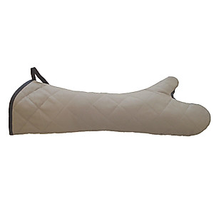 Ritz 2PX24ELBETF-2 duraSERV Extra-Long Beige 24" Oven Mitt - Pair