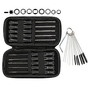 Hipa Carburetor Adjustment Tool Carrying Case Cleaning Bursh for Common 2 Cycle Small Engine Echo STHIL Poulan Husqvarna MTD Ryobi Homelite Trimmer Weed Eater Chainsaw 10Pack