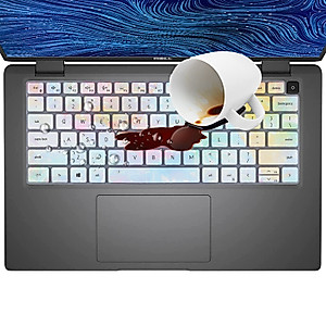 Keyboard Cover Skin for Dell Latitude 14" 7450 7440 7430 7420 7410 3340 5450 5440 5431 5430 5420 9420 9430, Latitude 16" 7640 7650, 15.6" Dell Latitude 7520 9510 9520 Laptop Keyboard Protector