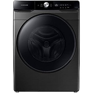 Samsung WF45A6400AV 4.5 Cu. Ft. Brushed Black Large Capacity Smart Dial Front Load Washer