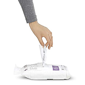 simplehuman 40 Liter / 10.6 Gallon Stainless Steel Dual Compartment Butterfly Lid Kitchen Step Trash Can Recycler & Code D Custom Fit Drawstring Recycling Trash Bags, 20 Liter / 5.2 Gallon, 60 Count