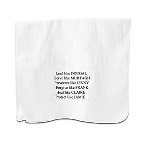 PXTIDY Out Lander Inspired Gift Kitchen Decor Lead Like Dougal Serve Like Murtagh Persevere Like Jenny Flour Sack Towel Kitchen Dish Towel Out Lander Show Fans Gift