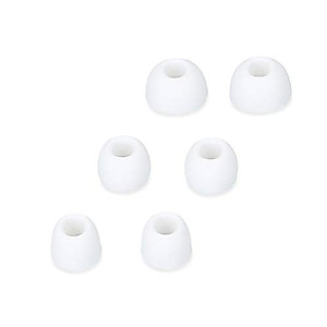 kwmobile 6X Replacement Ear Tips Compatible with Apple Airpods Pro 2 / Pro 1 - Silicone Tips for Earphones - White