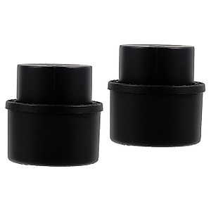 Zerodeko 2pcs Silicone Beverage Stoppers Reusable Soda Champagne Round Bottle Fizz Carbonation Sealer Inflatable Tight in Plugs Airtight Frizzy Beer Days Vacuum Wine to Cover Bar