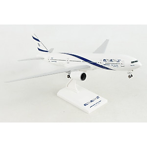 Daron Worldwide Trading SKR752 Skymarks El AL 777-200 1/200 W/Gear Model Kit