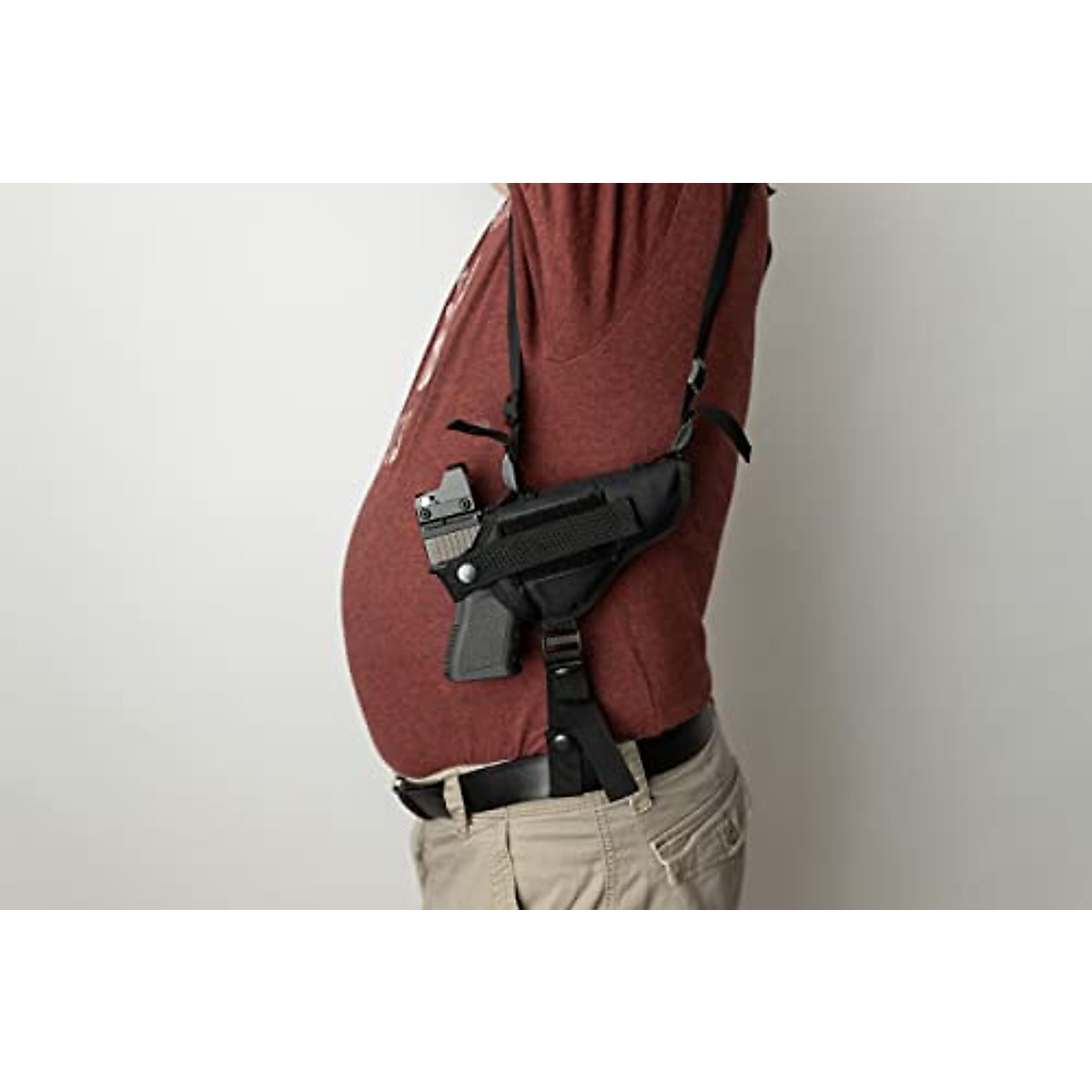 Holster Chicks LLC Optical GENERIC Manufactured Gun Holster Shoulder FITS KELTEC PMR 30 4.3" BRL Glock 17 19 20 21 22 23 26 28 30 31 32 33 36 38 39 30 32 RED DOT 5