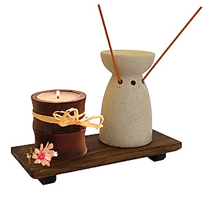 DG HOME & MORE Bathroom Tray for Soap and Lotion - Bathroom Organizers and Storage - Kitchen Counter Riser Tray - Wood Tray - soap Stand - Wood Pedestal Stand - Riser Trays (Brown)