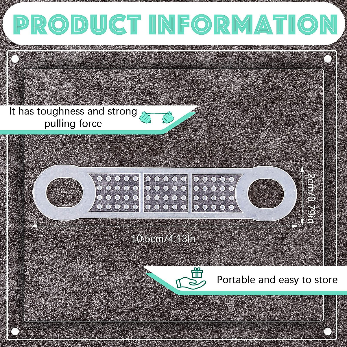 Non Slip Rubber Clothes Hanger Grips Clear Silicone Clothing Hanger Strips Clothes Hanging Accessories for Wood Hangers Plastic Hangers Home Stores Use (200 Pcs)