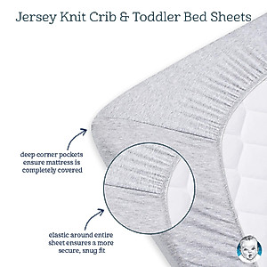 Gerber Baby Boys Girls Neutral Newborn Infant Baby Toddler Nursery 100% Cotton Fitted Bedding Crib Sheet, Woodland Critters White, 28" x 52"