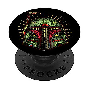 Star Wars Boba Fett Sugar Skull PopSockets PopGrip: Swappable Grip for Phones & Tablets