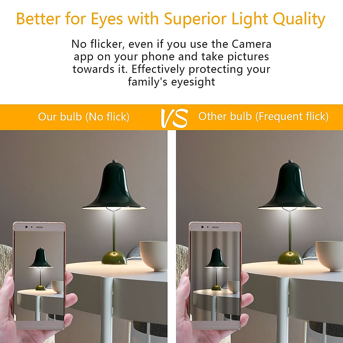 VOOSEI Daylight Bulbs 4000K LED E26 60W Dimmable, 6W Equivalent to 60W Edison High Brightness ST58 Antique Filament Bulbs Clear Glass Pack of 6